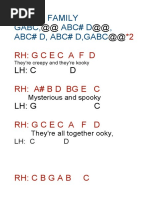 Addams Family Lyrics | PDF