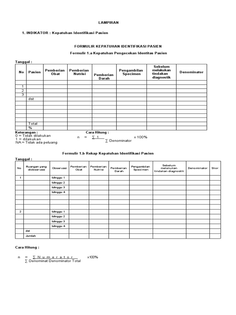 Formulir Inm-1 | PDF