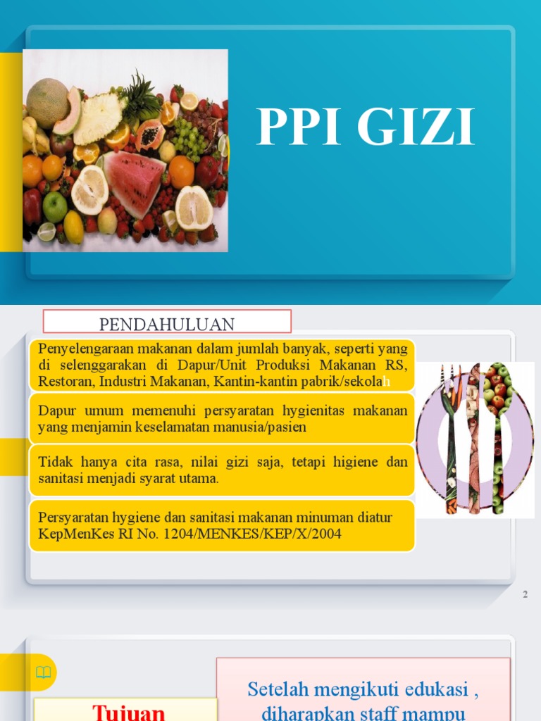 Materi Ppi Edukasi Gizi | PDF