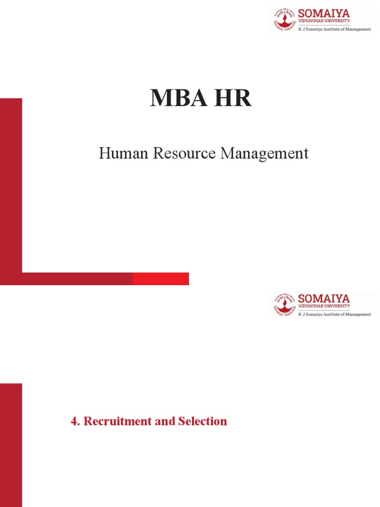Mba HR: Human Resource Management | PDF