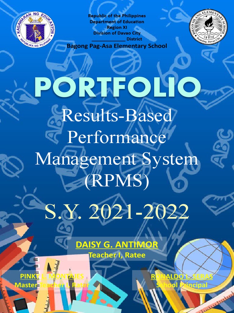 E-Rpms Portfolio (Design Five) | PDF | Learning | Lesson Plan