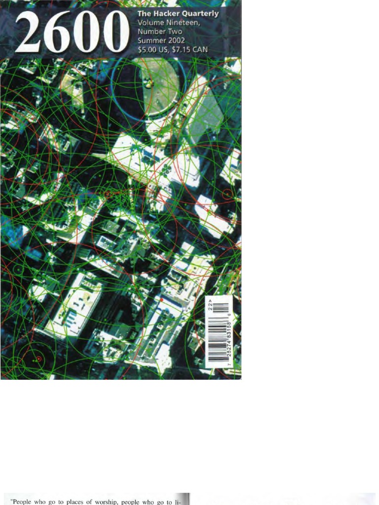 2600, The Hacker Quarterly - Volume 19, Number 2 | PDF
