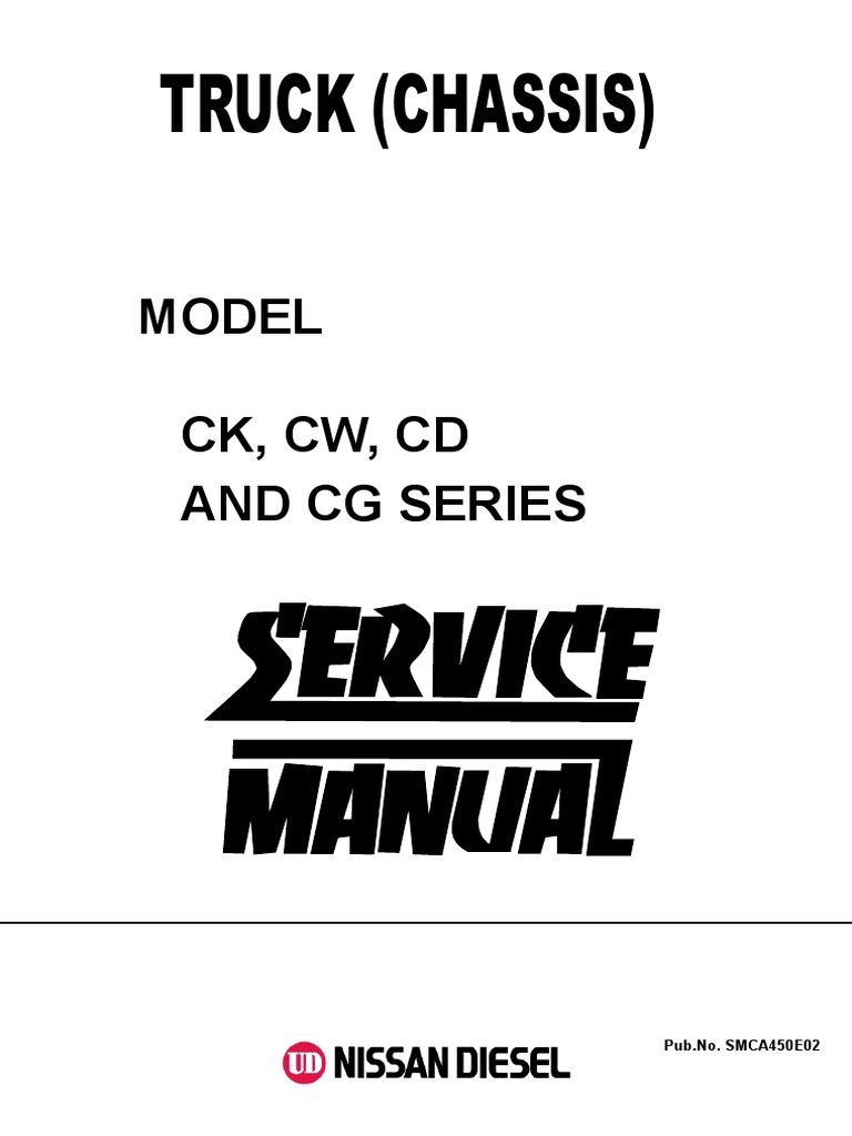 UD Maintenance Manual-Chassis | PDF | Steering | Brake