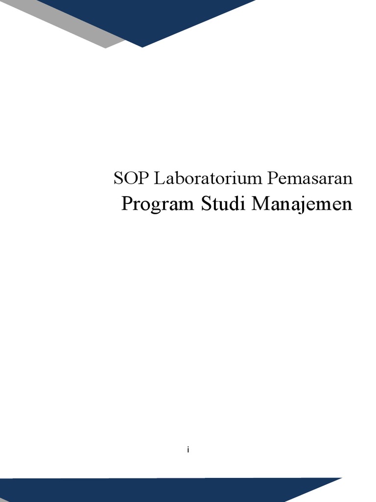 SOP Laboratorium Pemasaran UNIPA Surabaya | PDF