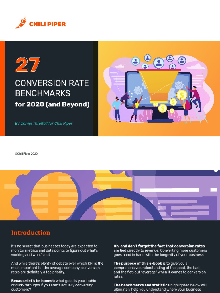 27 Conversion Rate Benchmarks For 2020 and Beyond | PDF | E Commerce | Mobile App