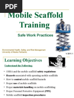 Scaffolding Erection - Rescue Plan Sample | PDF | Emergency | Scaffolding