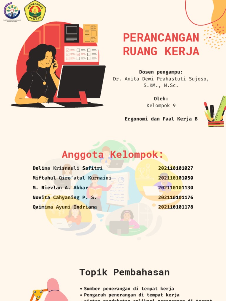 B - Revisi - Kelompok 9 - Rancangan Ruang Kerja - EFK 21222 | PDF