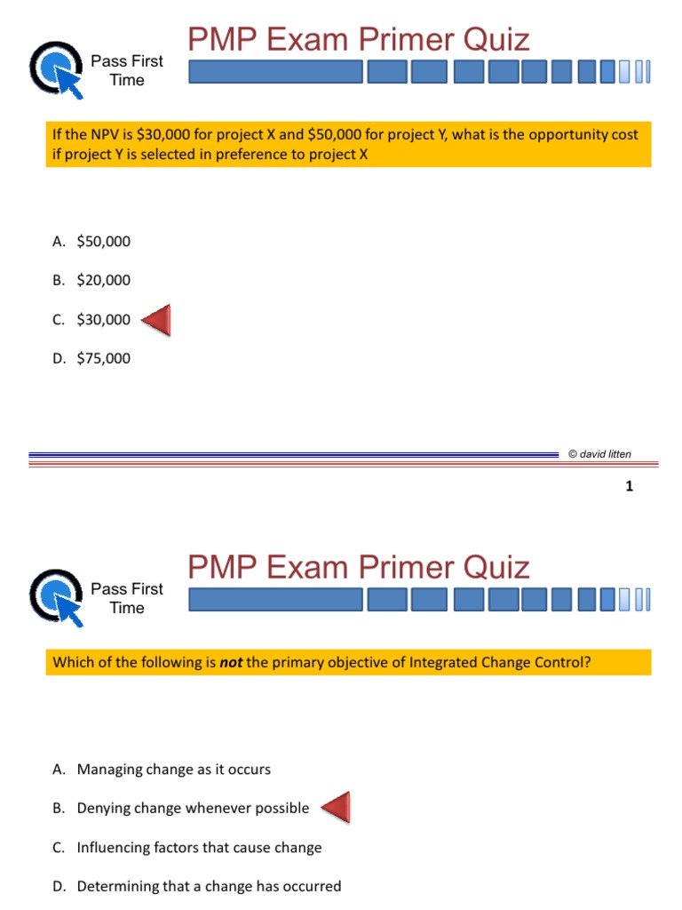 PMP Quiz 4 | PDF