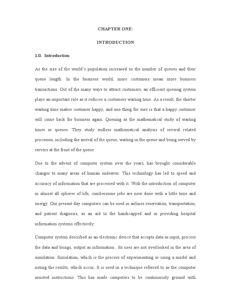 Simulation of Queuing Systems in Transportation: A Case Study of Imo State Transport Company ...