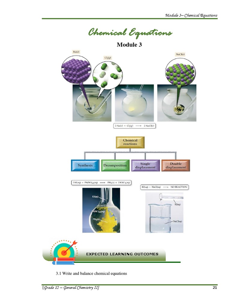 Balancing Chemical Equations Guide | PDF | Chemical Reactions ...