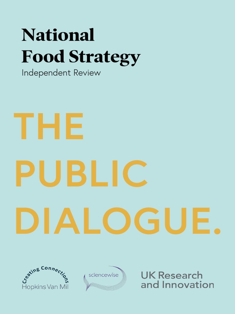 HVM National Food Strategy Public Dialogue Report Sep21 | PDF ...