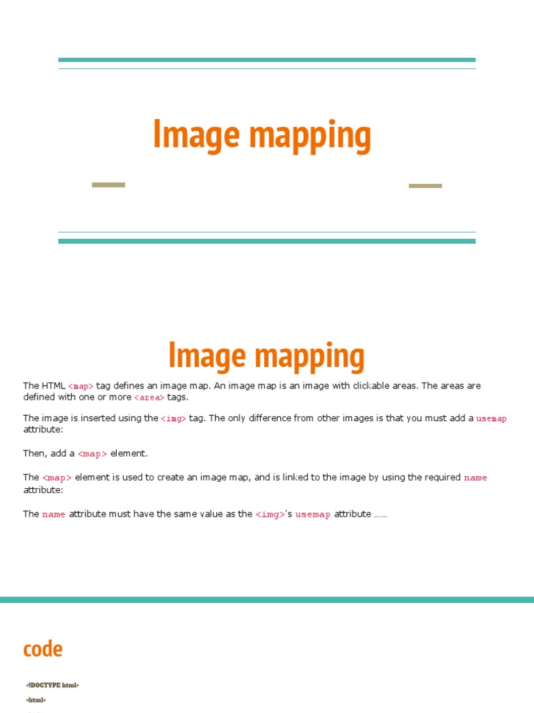 Image Mapping Projectwork | PDF