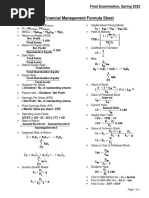 AFM_Formula_Sheet_Summary | PDF