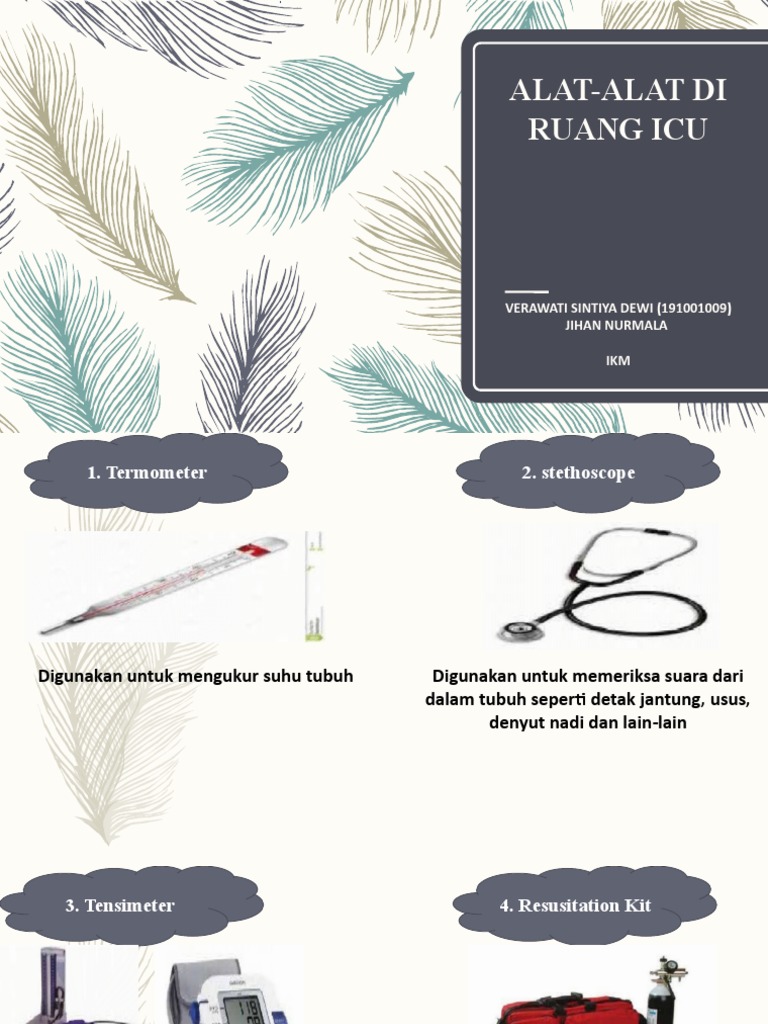 Alat-Alat Di Ruang Icu | PDF