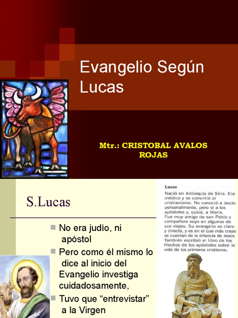Evangelio de Lucas: Un Análisis Teológico | PDF | Jesús | Evangelio De ...