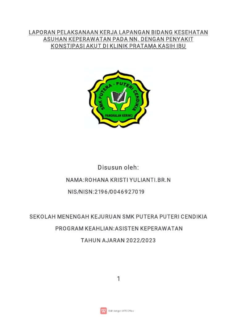 Laporan Pelaksa-WPS Office | PDF