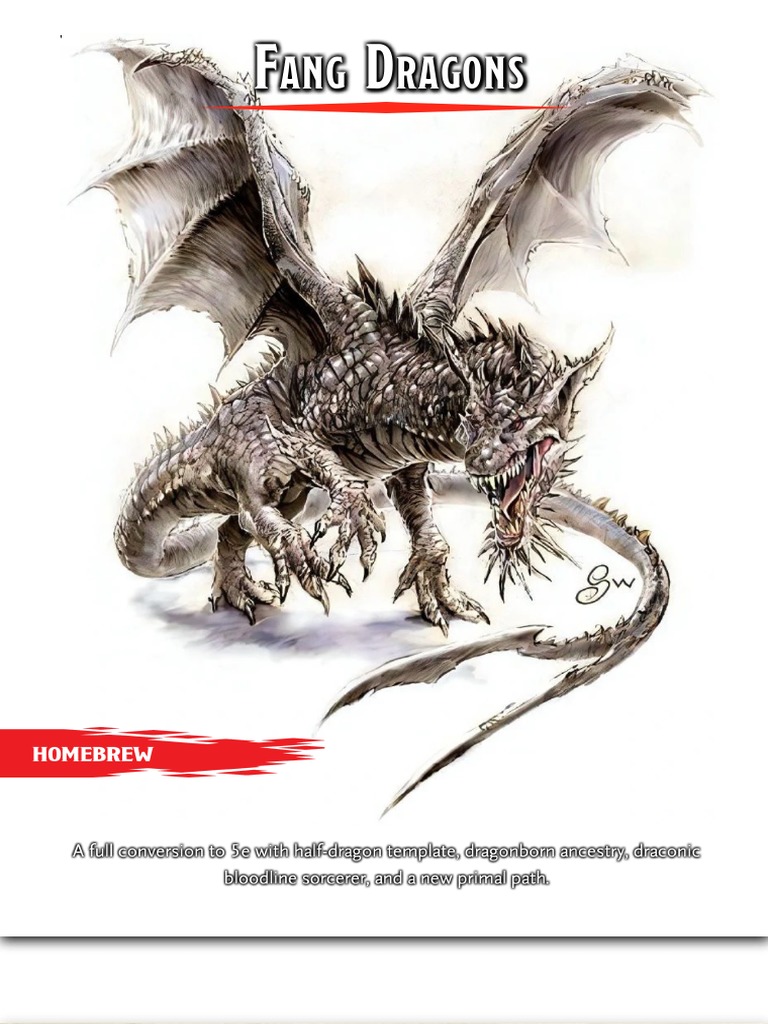 Fang Dragons - GM Binder | PDF | Dragon | Dungeons & Dragons