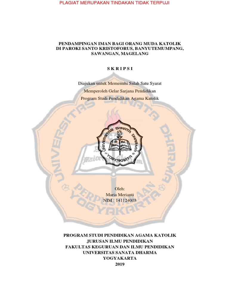 Pendampingan Iman OMK di Paroki Kristoforus | PDF