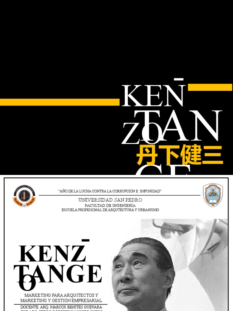 Arq. Kenzo Tange Pedro | PDF