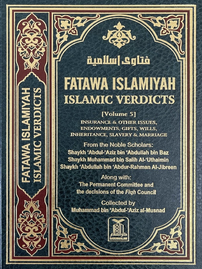 Fatawa Islamiyah - Islamic Verdicts - Vol. 5 | PDF