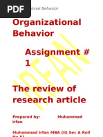 Leadership Research Proposal | PDF | Leadership | Observation