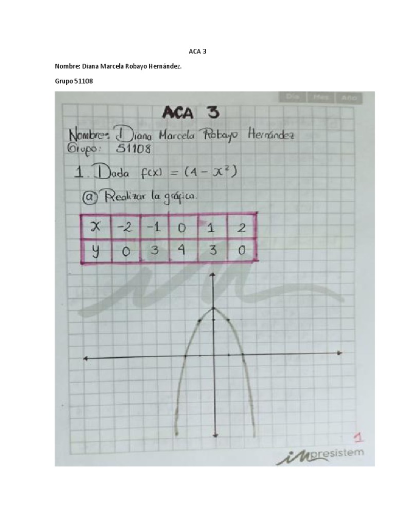 Aca 3 Calculo Integral | PDF