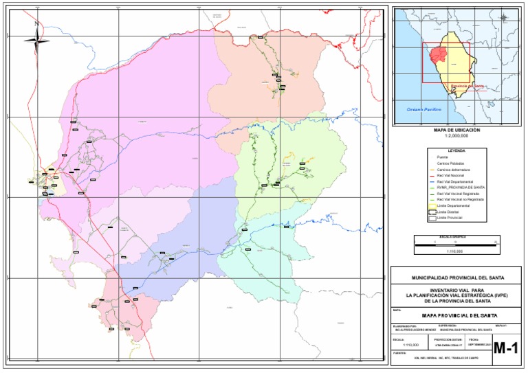 M1 Mapa Provincial Santa | PDF
