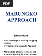 Lesson Plan Marungko | PDF
