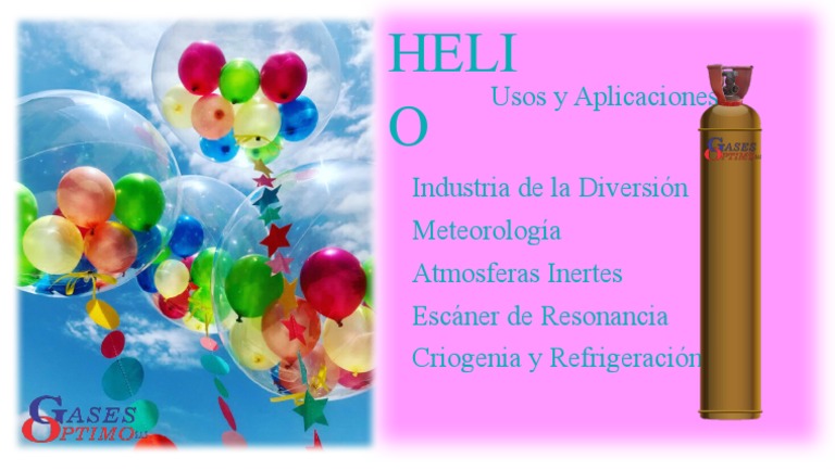 Uso y Aplicacion Del Helio | PDF