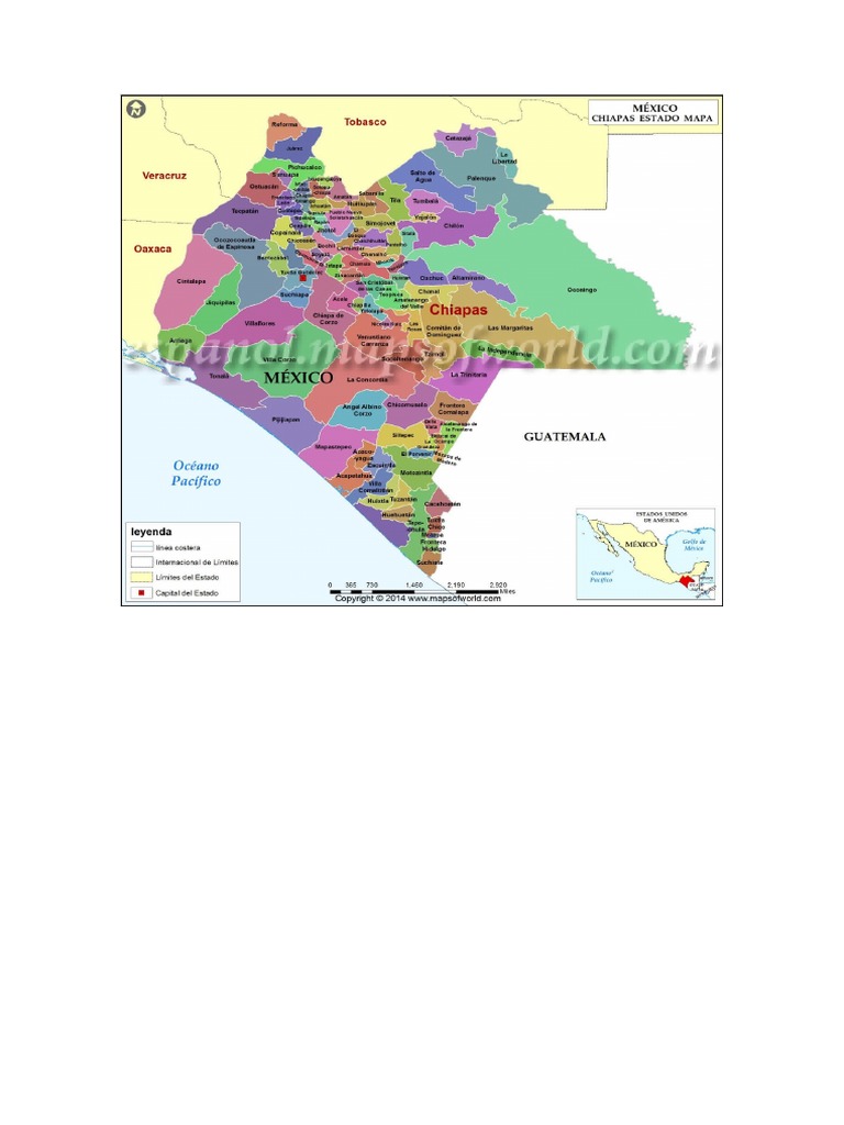Mapa de Chiapas | PDF
