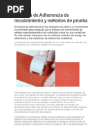 Norma Astm d3359-17 | PDF | Revestimiento | Adhesión