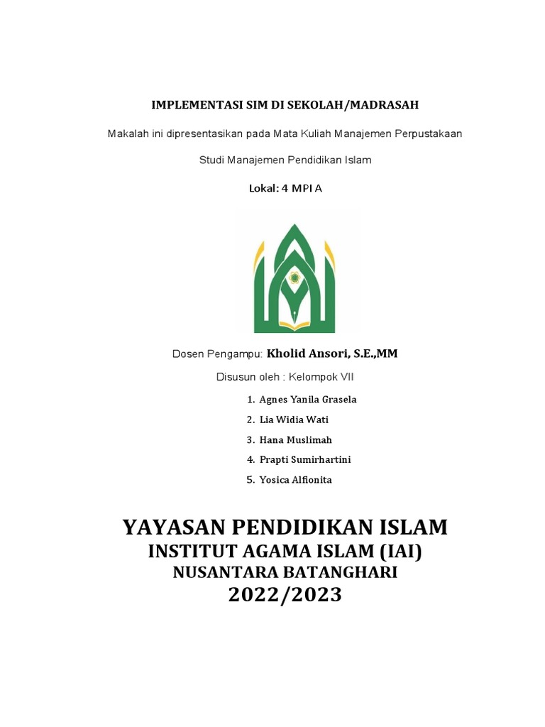44-Makalah-Sim Pendidikan | PDF