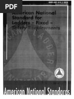 ANSI-ASC A14.3-2008 Ladders-Fixed-Safety Requirements | PDF | Ladder | Structural Load