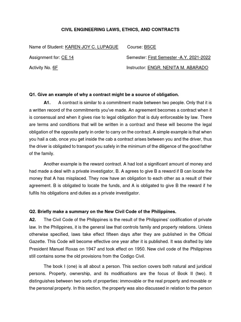 4C - CE 14 - A6f - Lupague, Karen Joy | PDF | Employment | Ownership