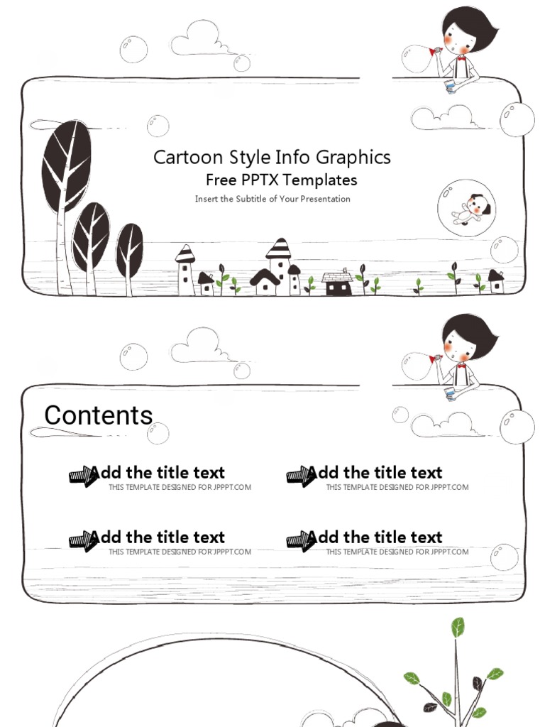 Cartoon Style Children Theme PowerPoint Templates | PDF | Computing ...