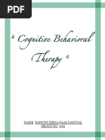 Donald Meichenbaum Approach To Therapy | PDF | Cognitive Behavioral ...