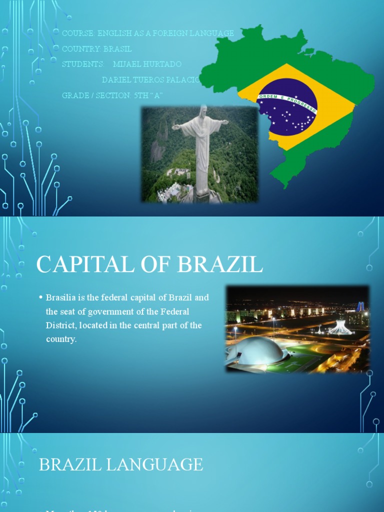 Course: English As A Foreign Language Country: Brasil Students: Mijael ...