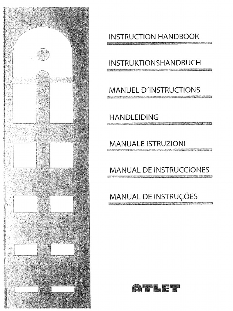 ATLET Instruction Manual | PDF