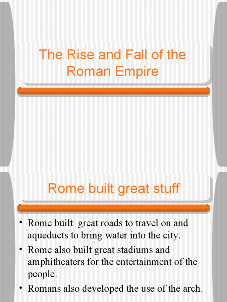 The Rise and Fall of The Roman Empire | PDF | Byzantine Empire ...