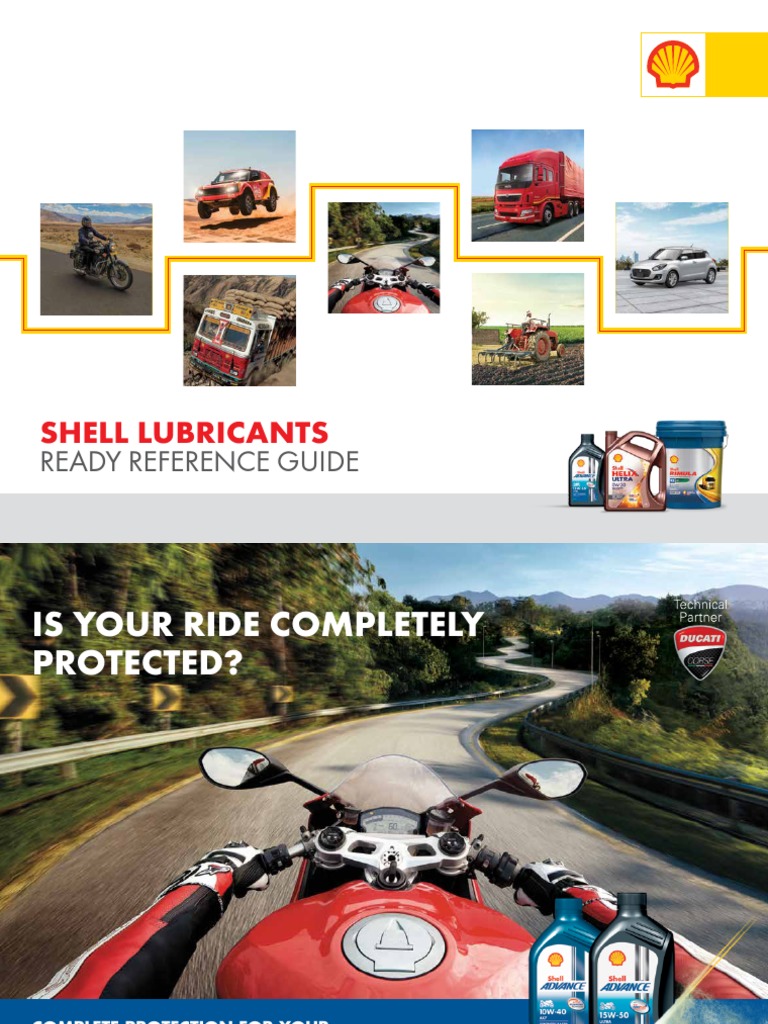 Shell Lubricants: Ready Reference Guide | Download Free PDF | Motor Oil ...