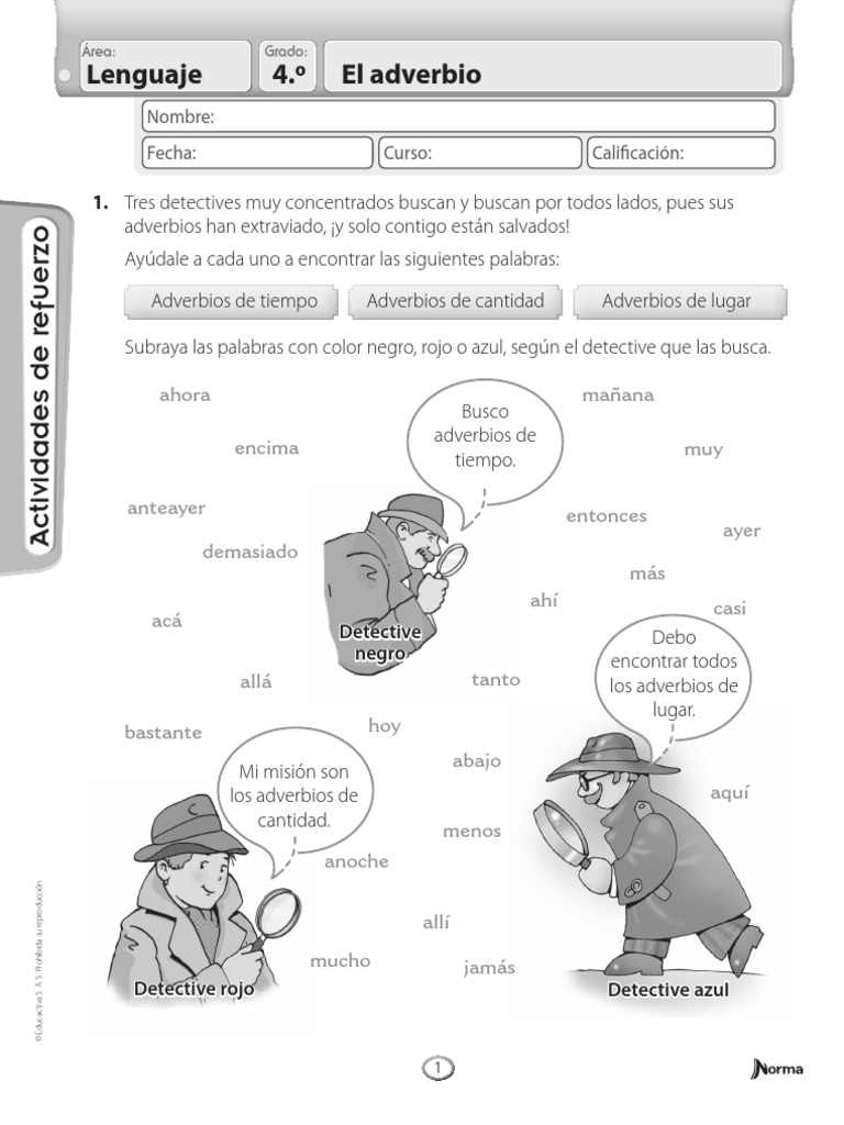El Adverbio | PDF | Adverbio