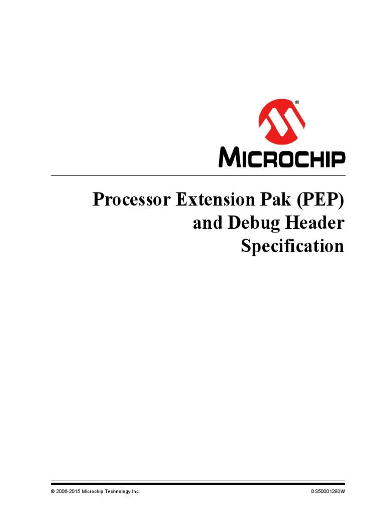 Processor Extension Pak (PEP) and Debug Header Specification | PDF | Computer Engineering ...