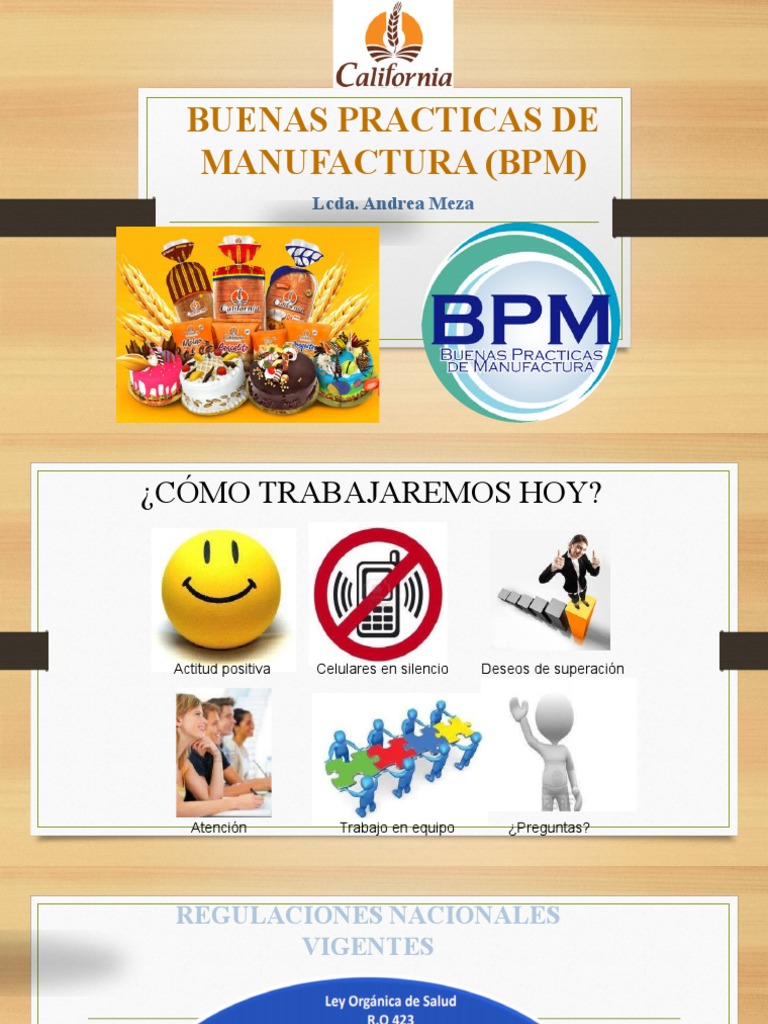 Capacitacion BPM | PDF | Alimentos | Contaminación