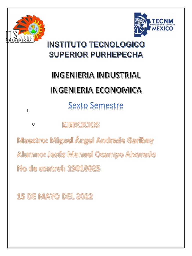 Act2 U3 | PDF | Depreciación | Economias