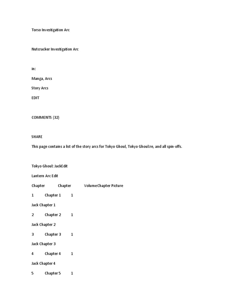 A Comprehensive Guide to Kagune Types in Tokyo Ghoul | PDF