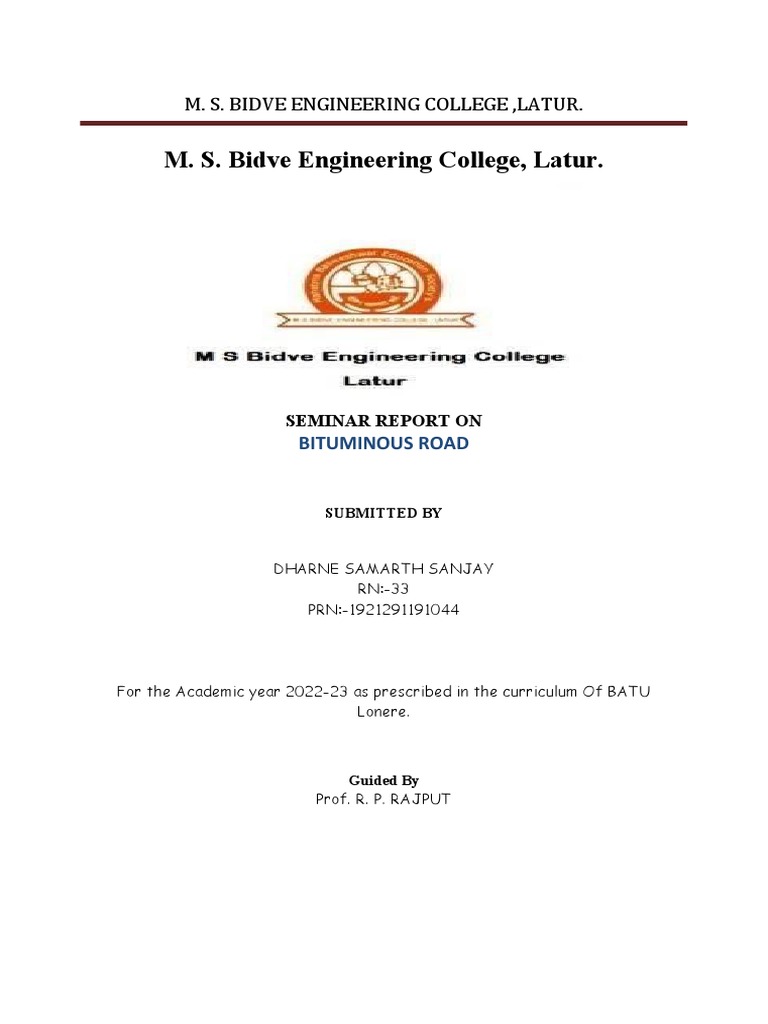 M. S. Bidve Engineering College, Latur | PDF