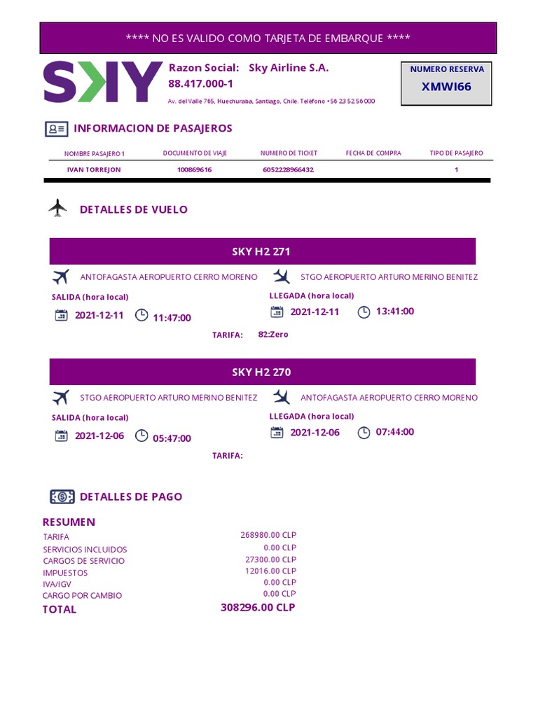 Xmwi66 Sky Receipt | PDF