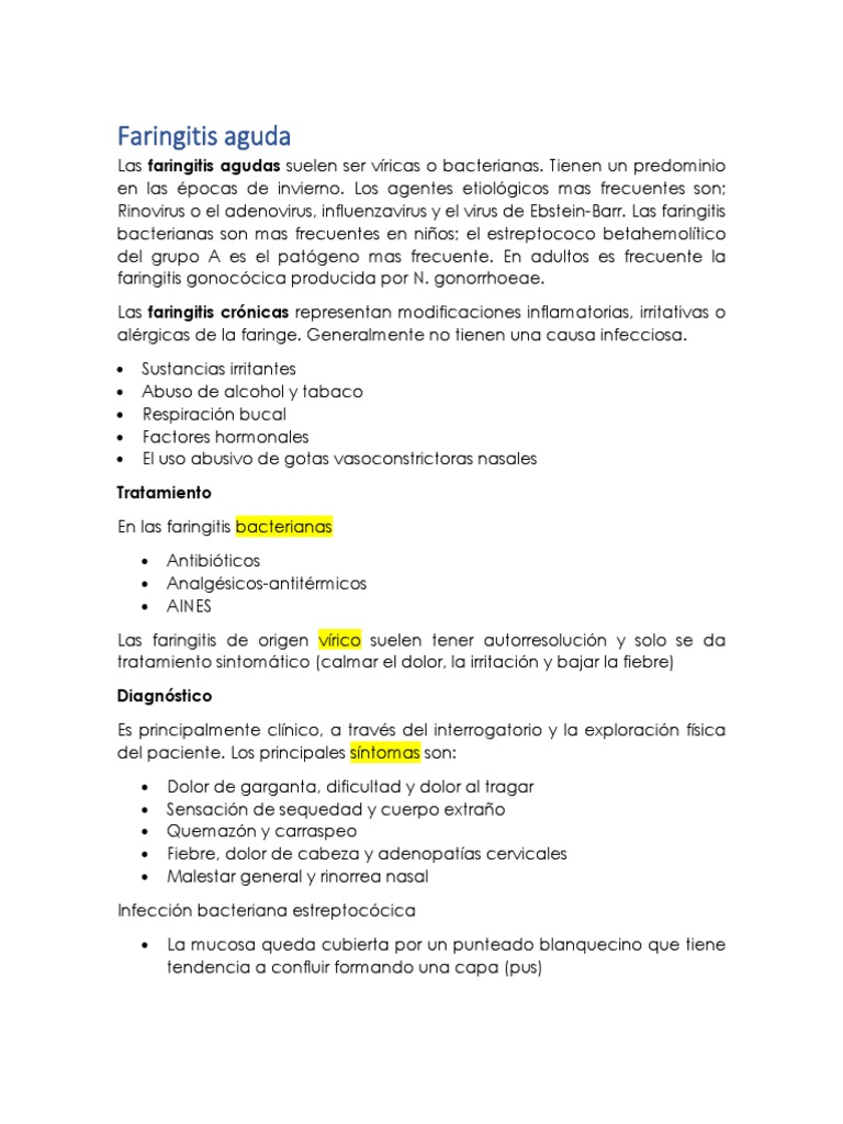 Faringitis Aguda | PDF
