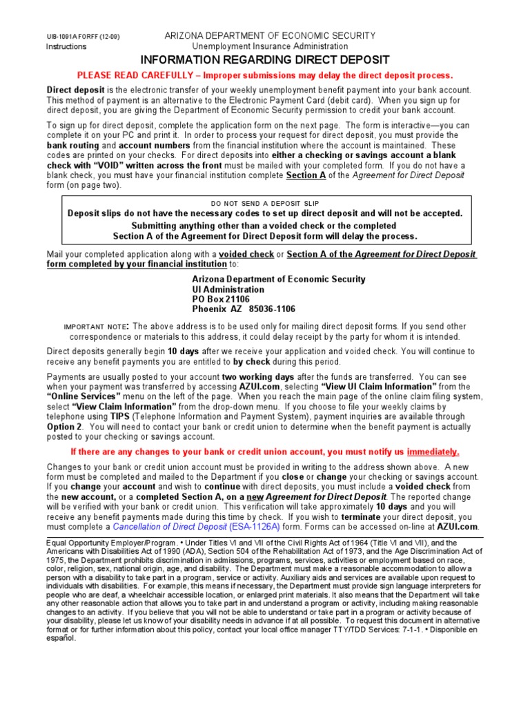 Uib 1091a | PDF | Unemployment Benefits | Cheque