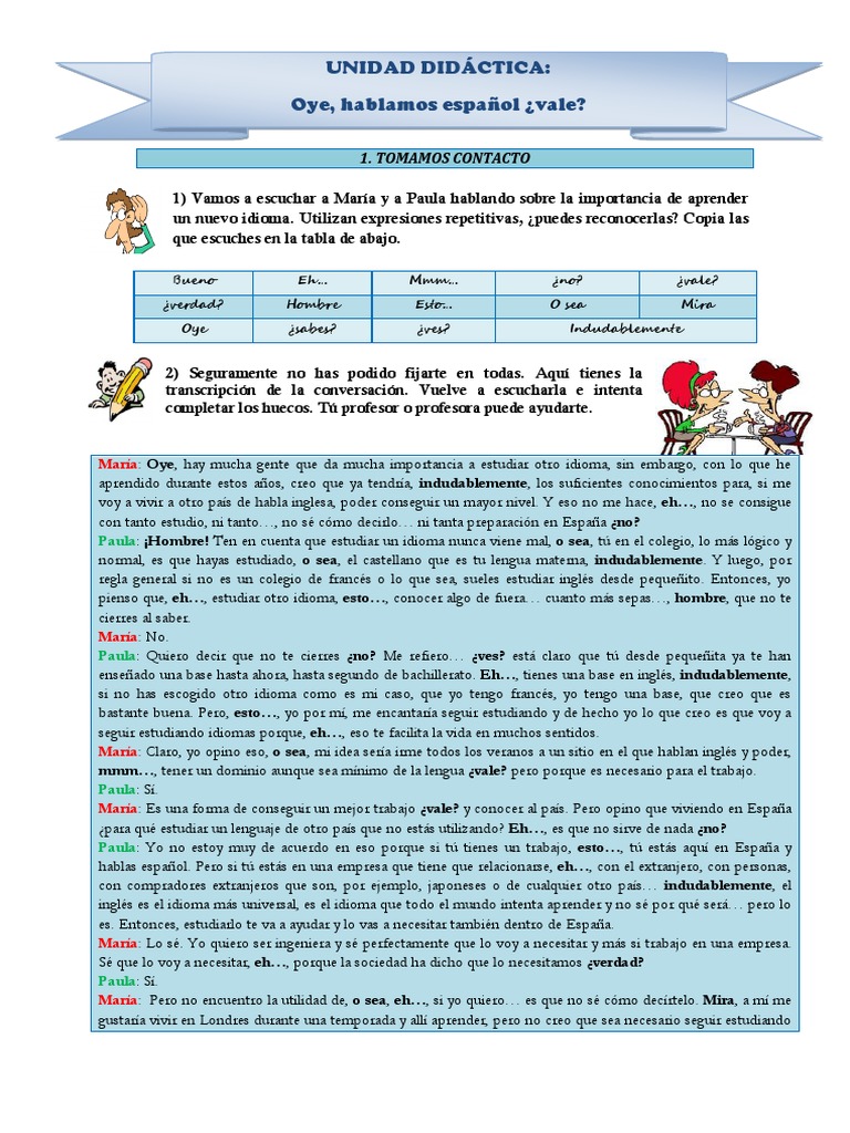 Muletillas | PDF | Género gramatical | Sustantivo